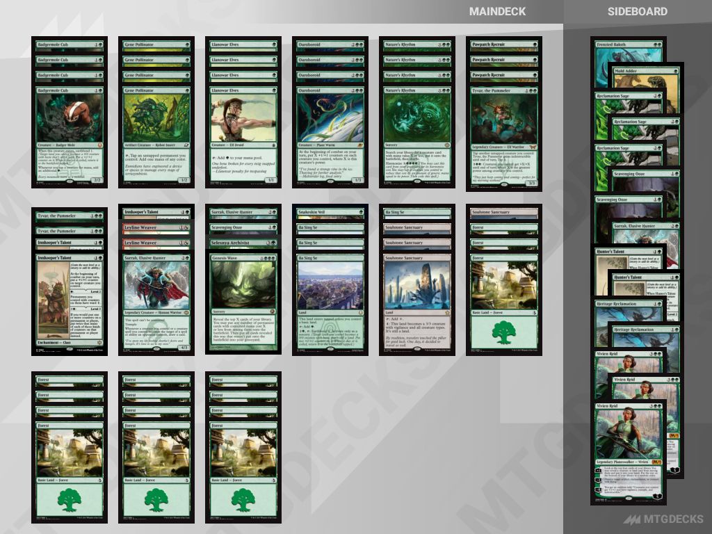 Arena Standard Mono Green Ouroboroid deck by scry_guy • MTG DECKS
