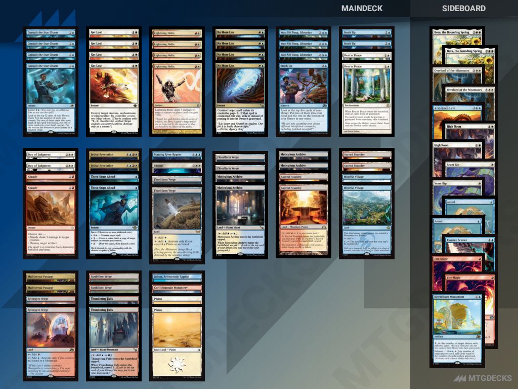 Standard Jeskai Control deck by larabia • MTG DECKS