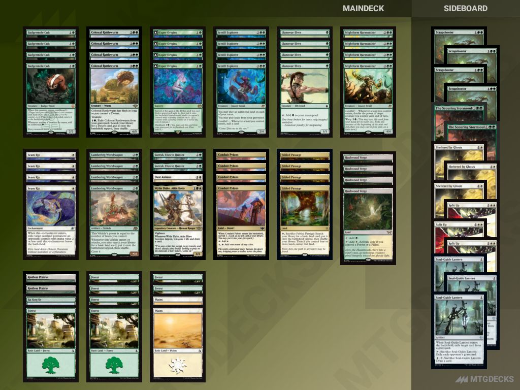 Standard Selesnya Landfall deck by Svetliy • MTG DECKS