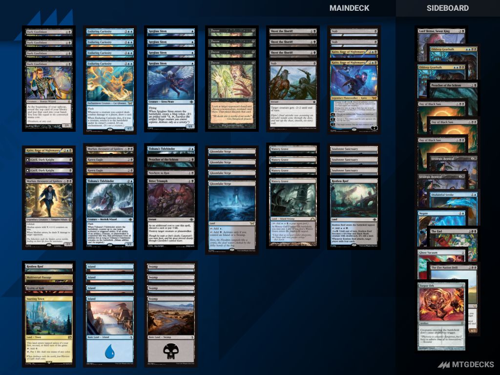 Standard Dimir Midrange deck by Mineo Tomoya • MTG DECKS