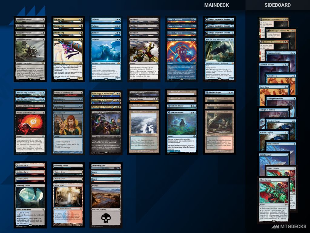 Modern Dimir Control deck by Paul willis • MTG DECKS
