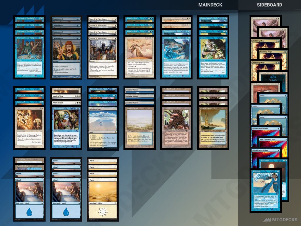 Premodern Tide Control deck by Francesco Messina • MTG DECKS