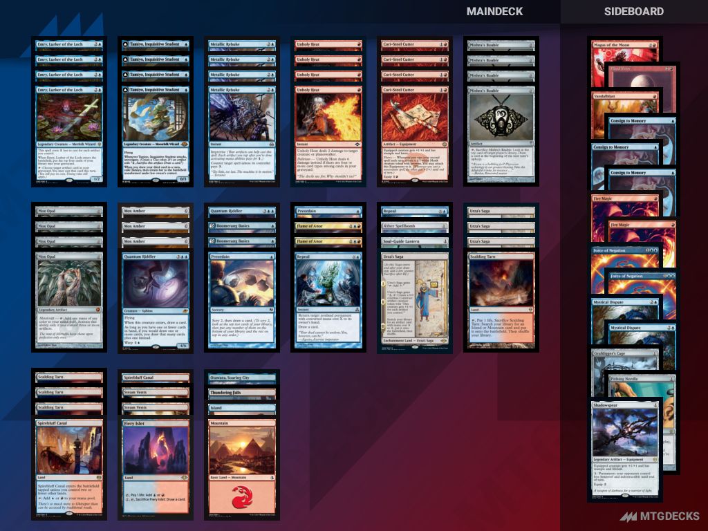 Modern Affinity deck by SoggiestCheerio • MTG DECKS