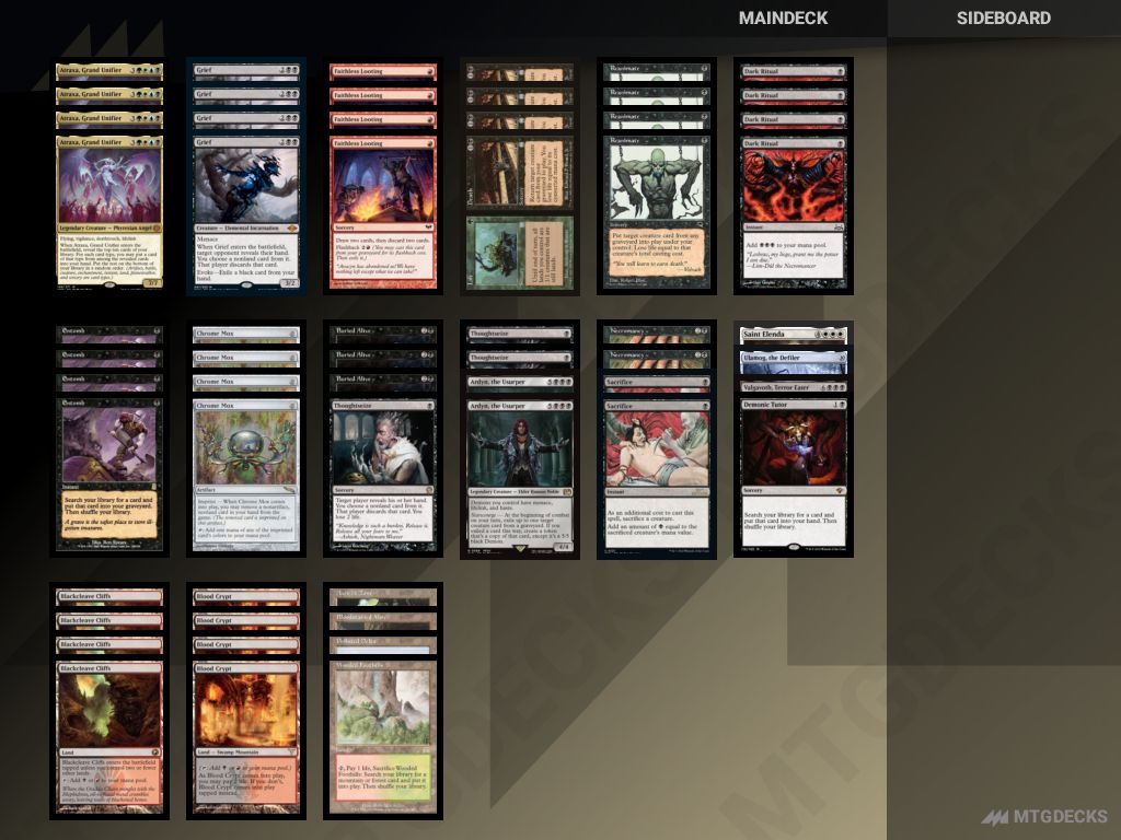 Arena Timeless 5-Color Reanimator deck by HORNAT • MTG DECKS