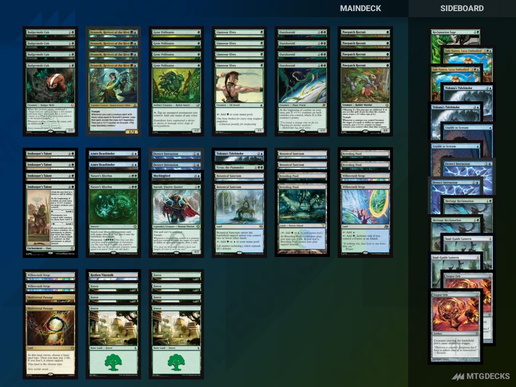 Arena Standard Simic Rhythm deck by scry_guy • MTG DECKS