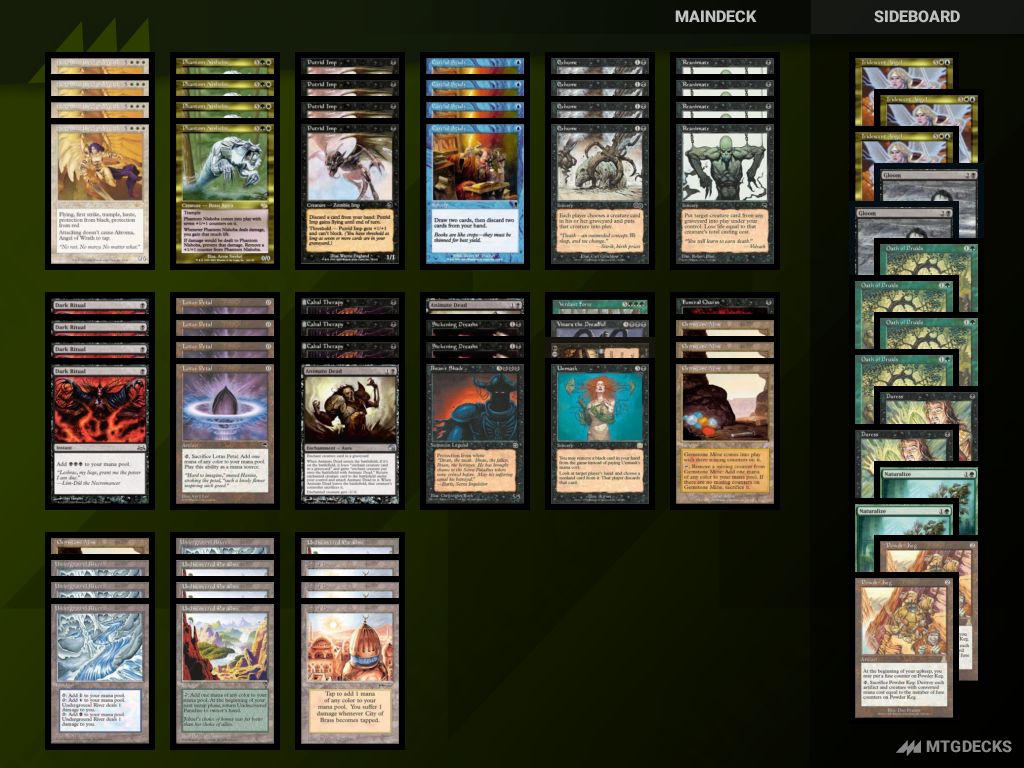 Premodern Reanimator deck by Alejandro Riesgo • MTG DECKS
