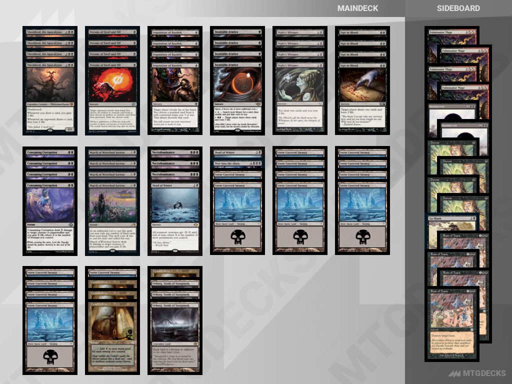 Modern Mono Black Coffers deck by Walri • MTG DECKS
