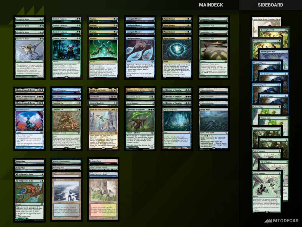 Modern Neoform deck by Xwhale • MTG DECKS