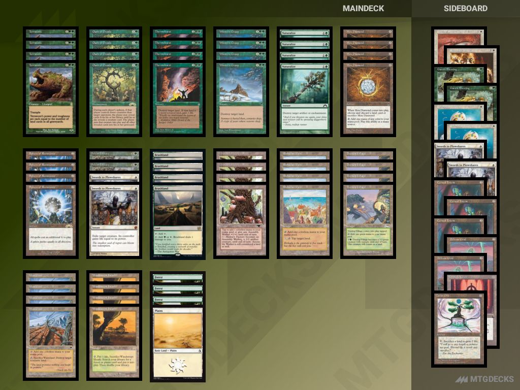 Premodern Oath Ponza deck by Losilla • MTG DECKS