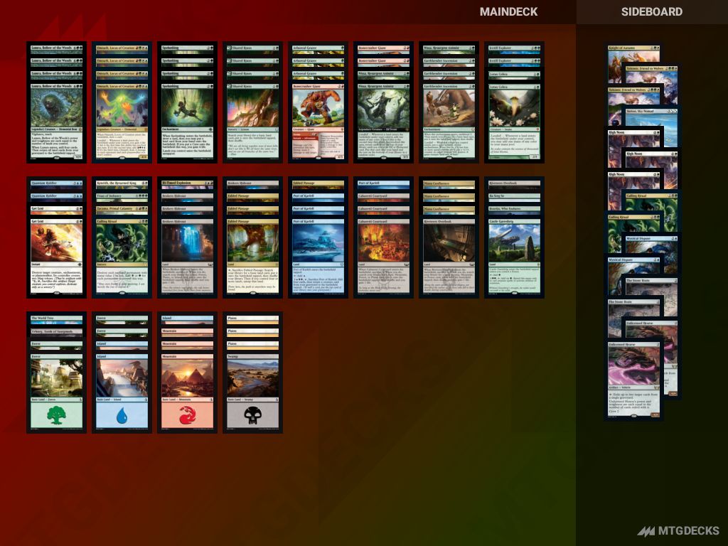 Pioneer 4 Color Omnath deck by J_tekt • MTG DECKS