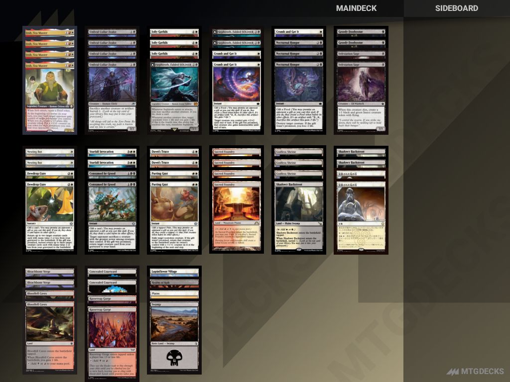 Arena Standard Gifting Spree deck by TheScrubExpress • MTG DECKS