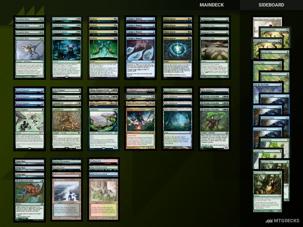 Modern Neoform deck by PainterMTG • MTG DECKS