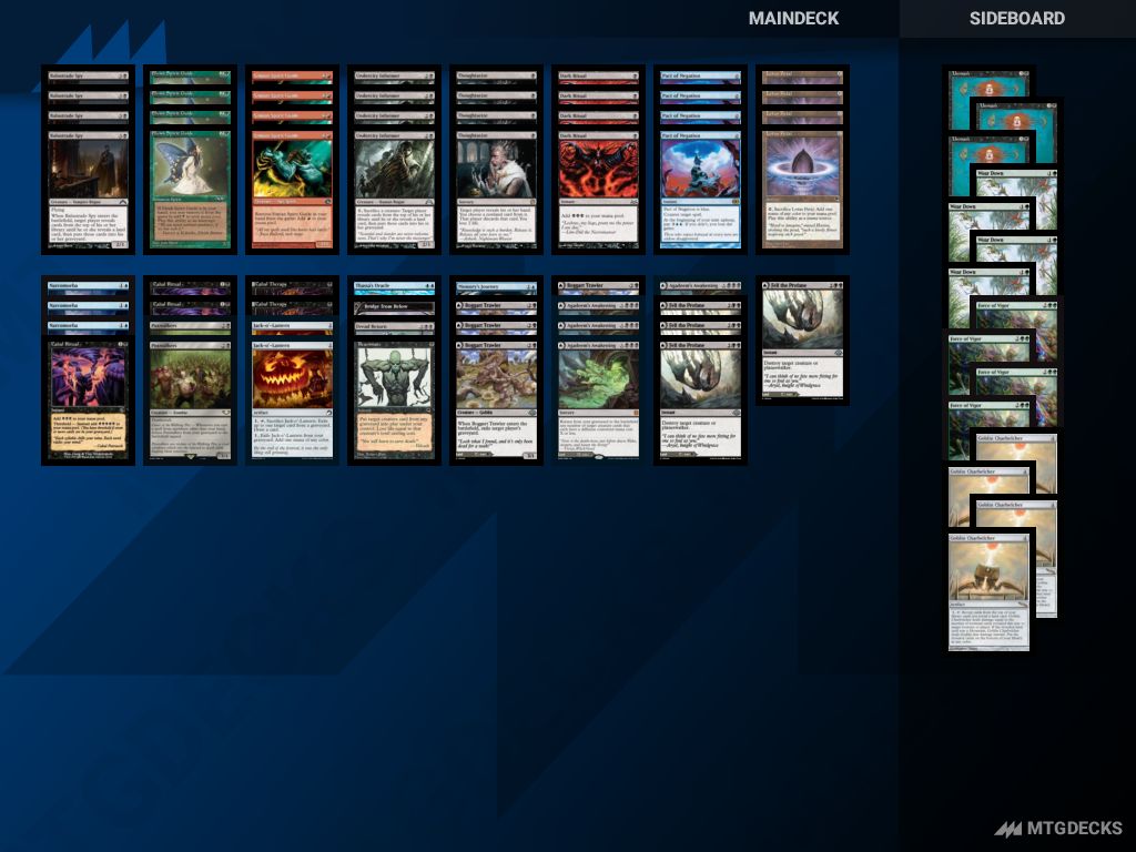 MTGO Legacy League #9963 | December 23 • MTG DECKS