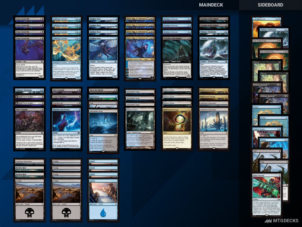 Standard Dimir Midrange deck by Kefwyn • MTG DECKS