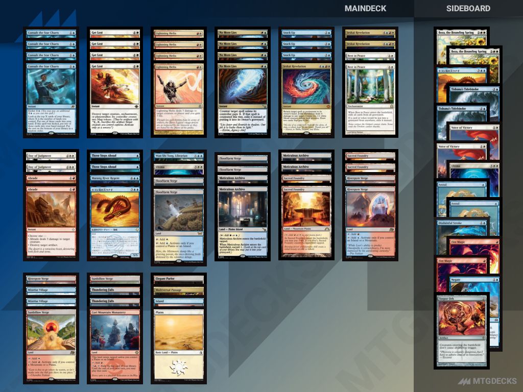 Standard Jeskai Control deck by MarcoBelacca95 • MTG DECKS
