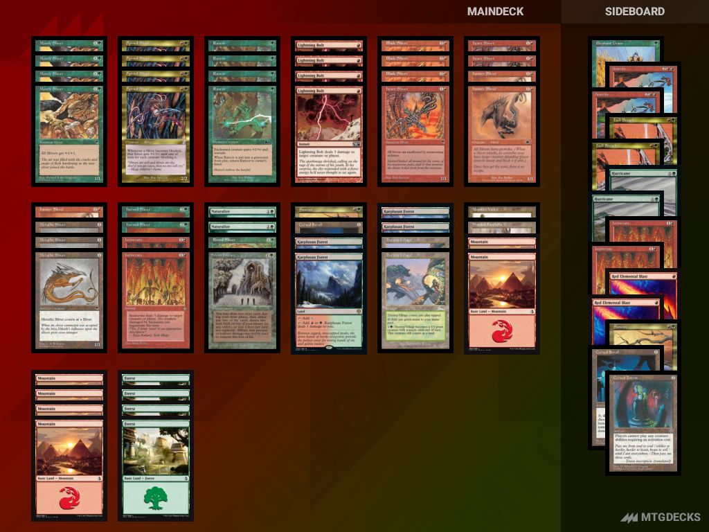 Premodern Slivers deck by Florent Jacquemin • MTG DECKS