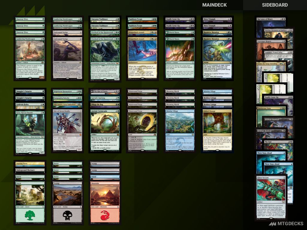 Standard Kona Combo deck by Ueda Shigeru • MTG DECKS
