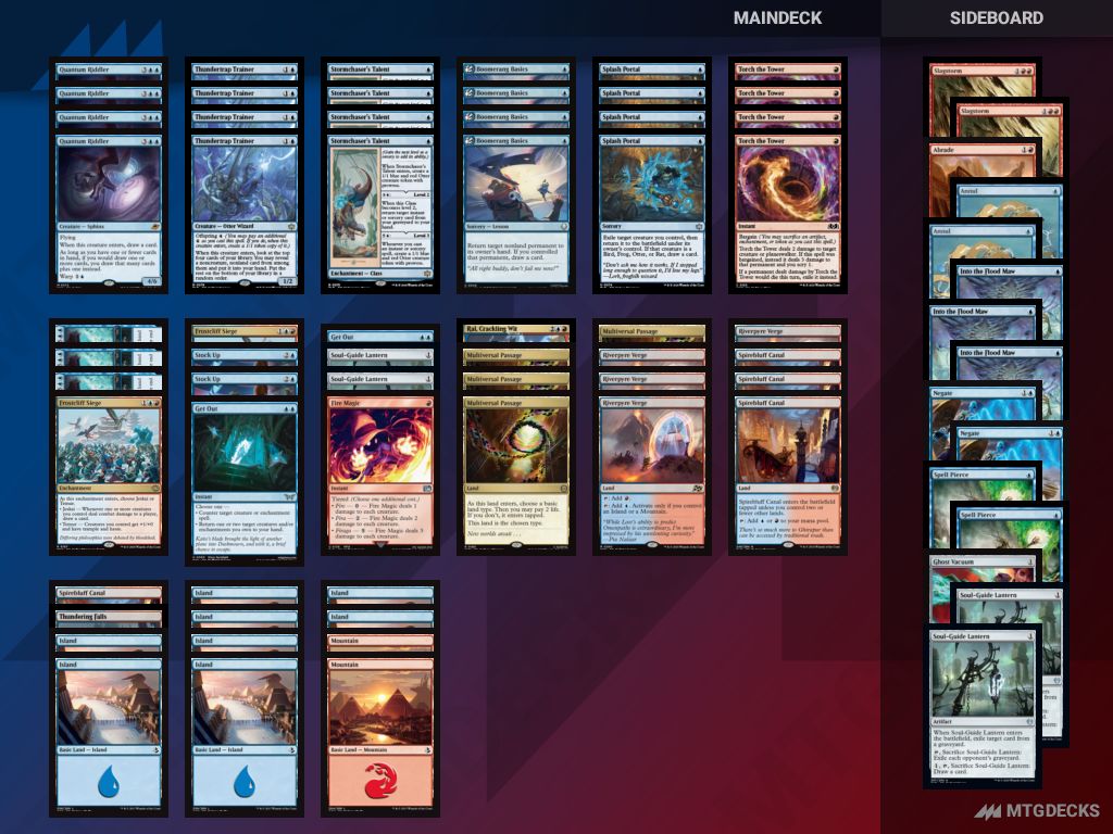 Standard Izzet Splash deck by Fatcaster_Mage • MTG DECKS