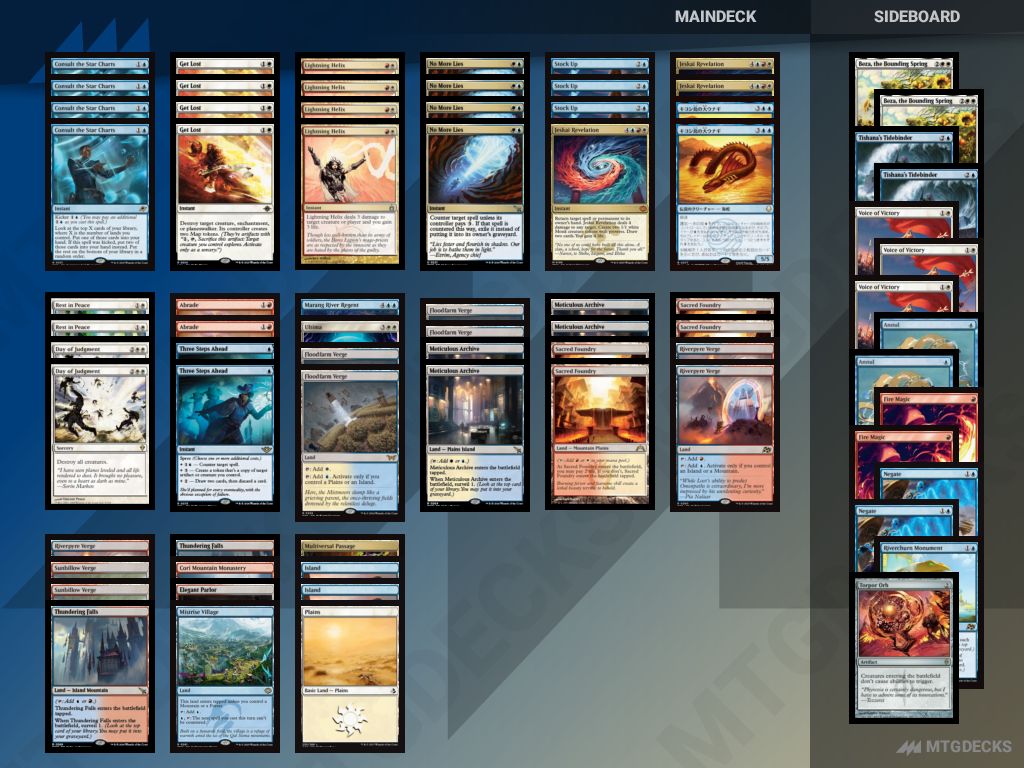 Standard Jeskai Control deck by choccy_milk • MTG DECKS