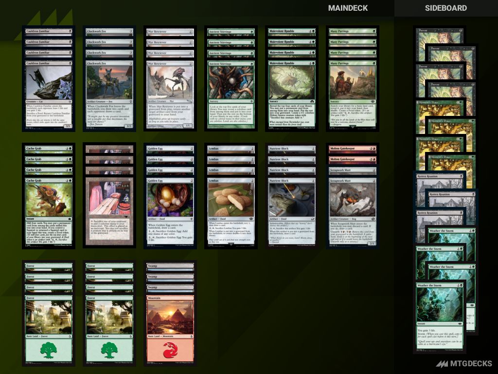 Pauper cat cat deck by Baldo13 • MTG DECKS