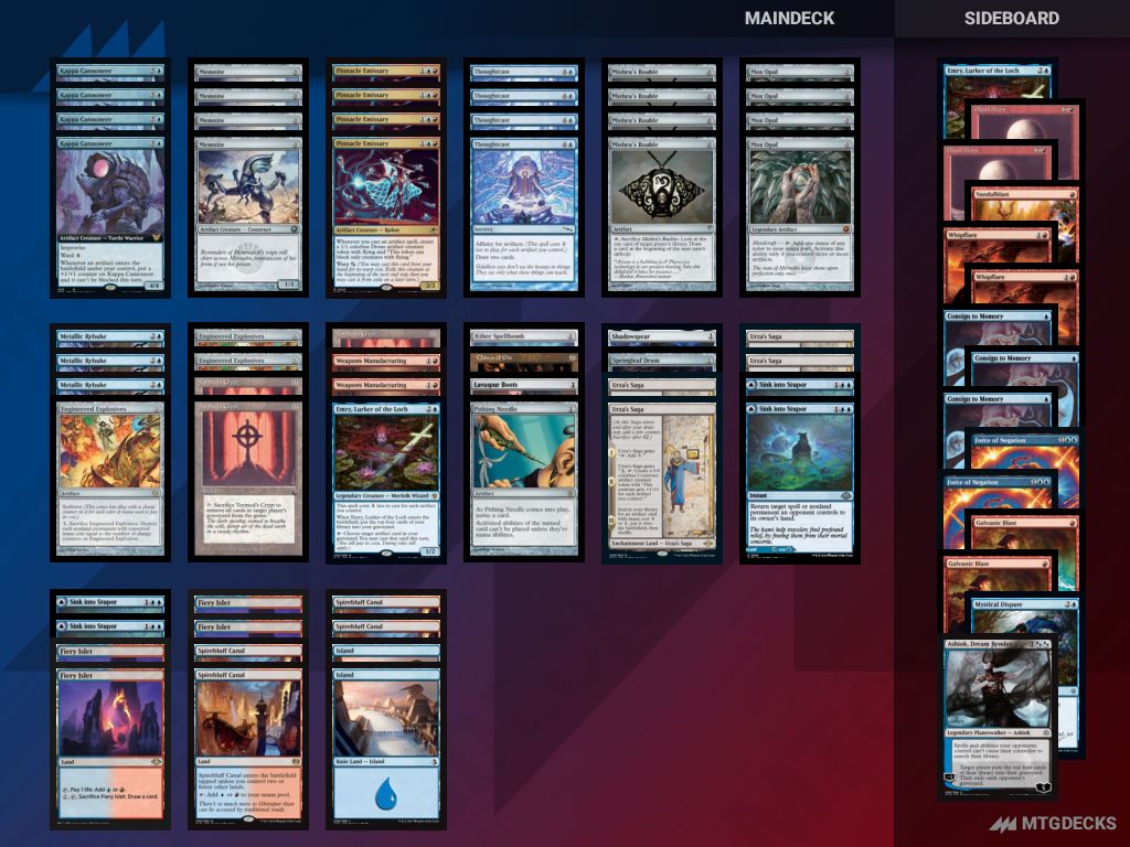 Modern Affinity deck by Martin_Dominguez • MTG DECKS