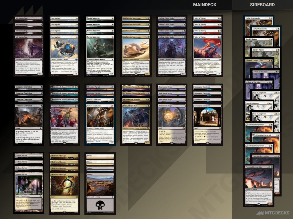 Arena Standard Sac'd (S) deck by HamHocks42 • MTG DECKS