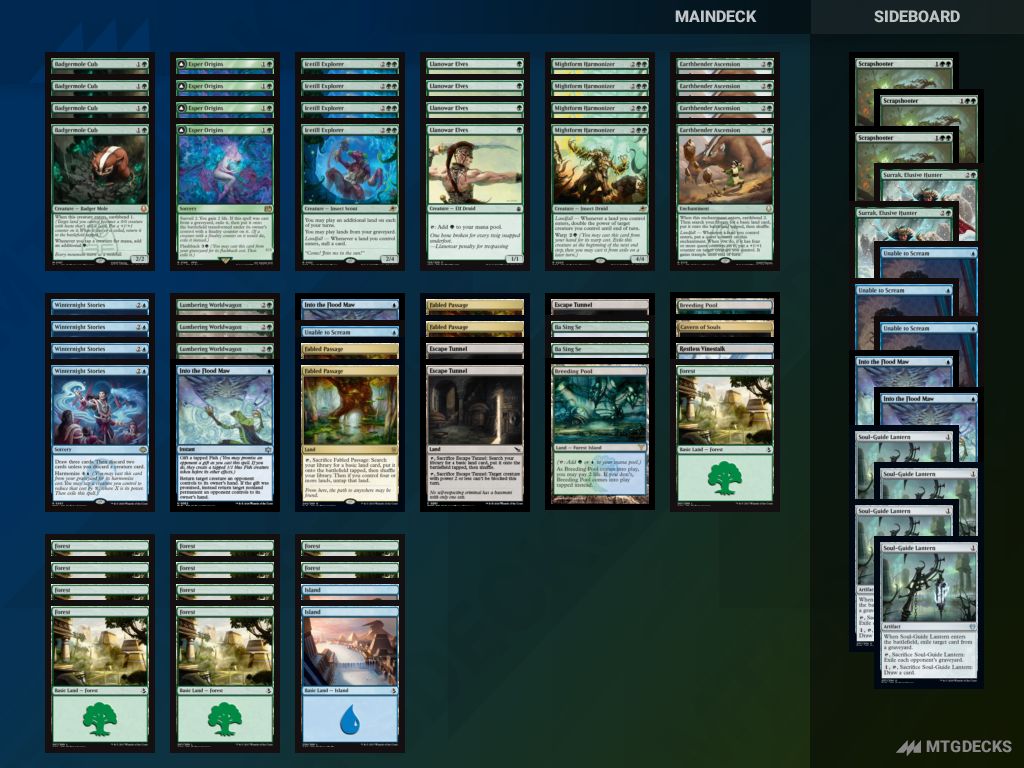 Standard Mono Green Landfall deck by TheKG • MTG DECKS