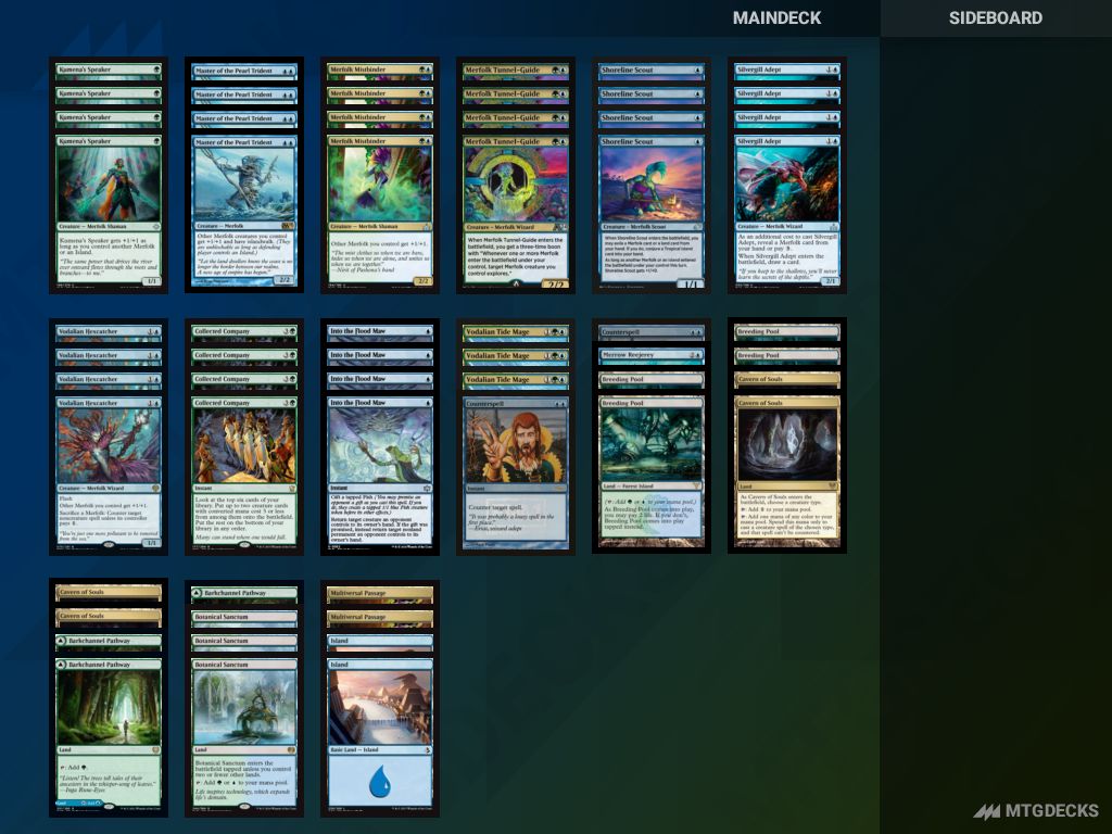 Arena Historic [H] Merfolk deck by RepTuneRepeat • MTG DECKS