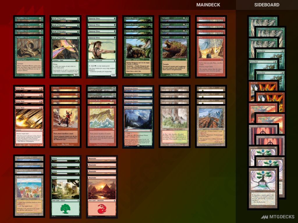 Premodern Ponza deck by Cherlon • MTG DECKS