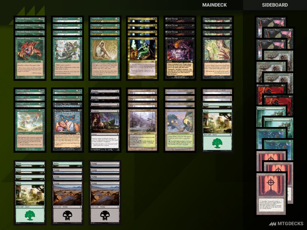 Premodern The Rock deck by almostomniscient • MTG DECKS