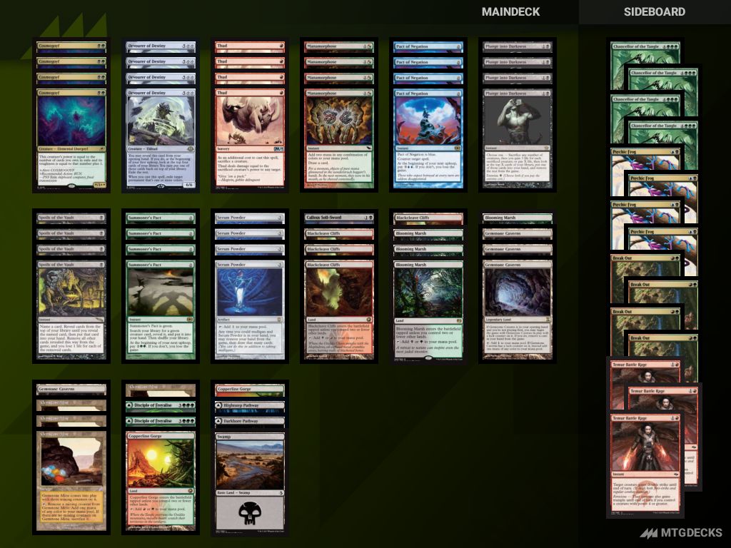 Modern Thud Combo deck by manamagus • MTG DECKS