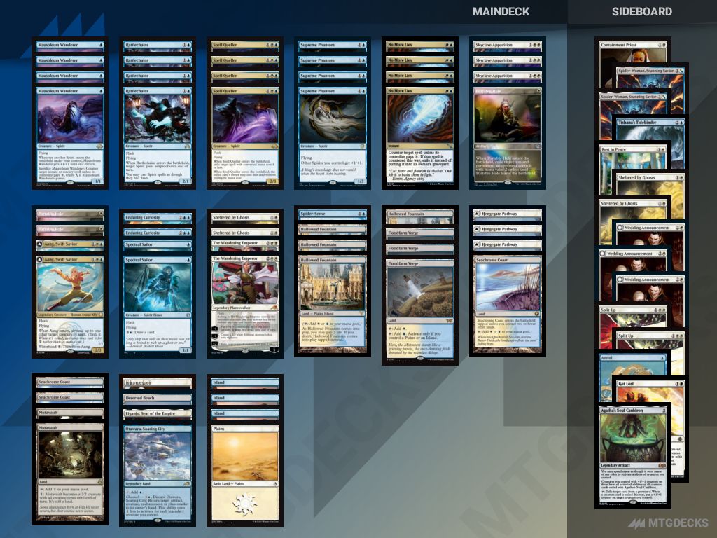 Pioneer Spirit deck by Matsunaga Takahiro • MTG DECKS
