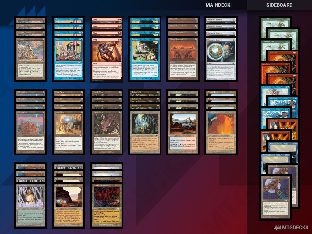 Premodern Devourer Combo deck by Adam Wiklund • MTG DECKS