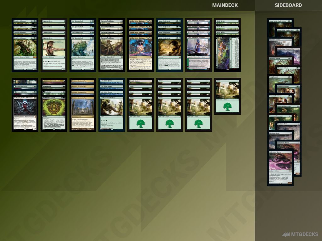 Pioneer Green Devotion deck by JulioP1985 • MTG DECKS