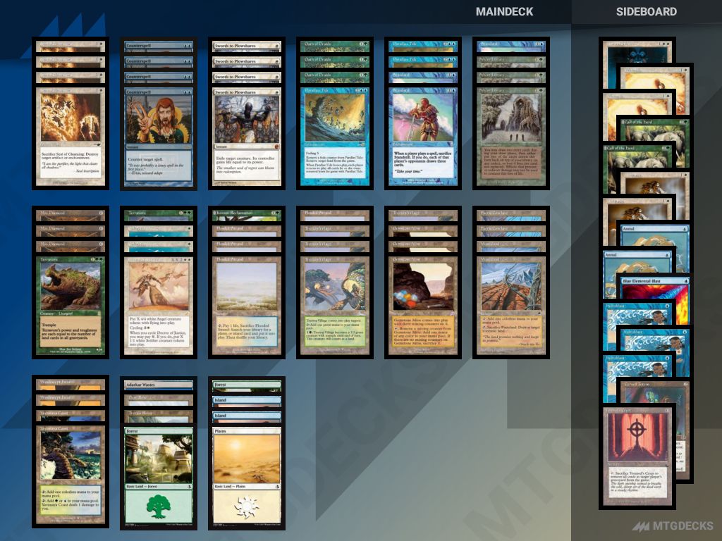 Premodern Oath Control deck by Il_Livellatore • MTG DECKS