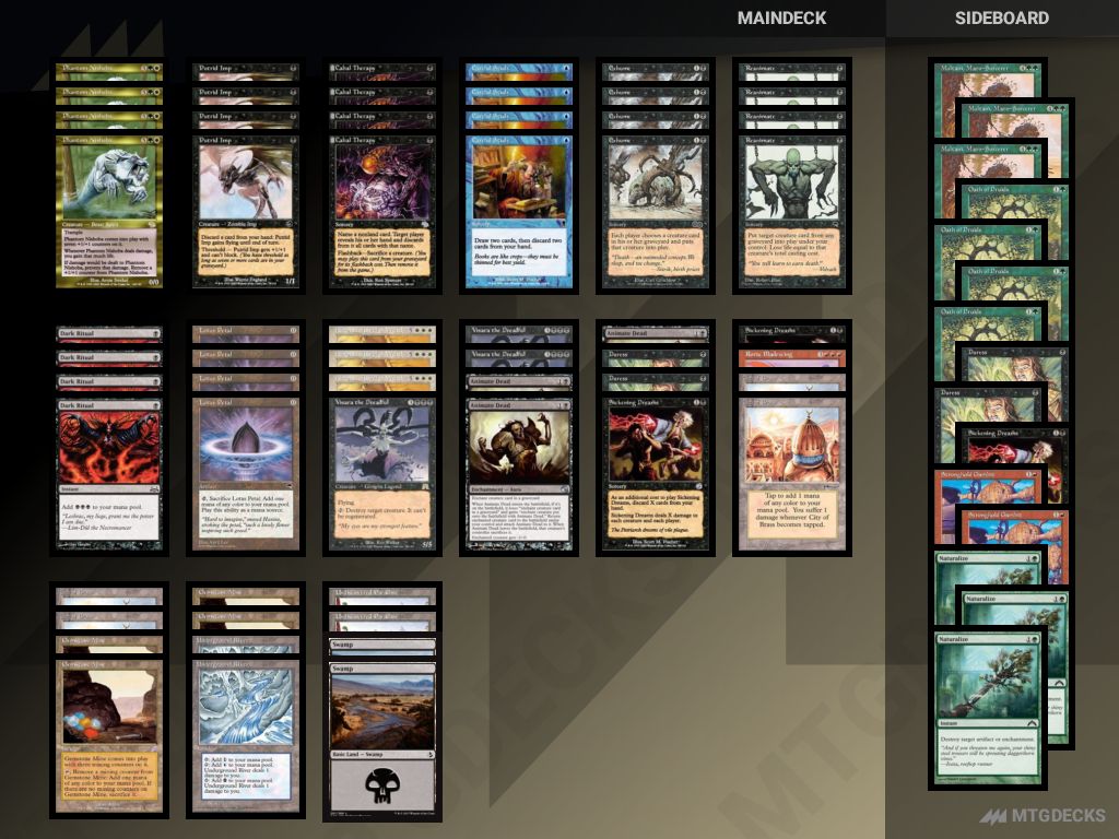 Premodern Reanimator deck by RAV92 • MTG DECKS
