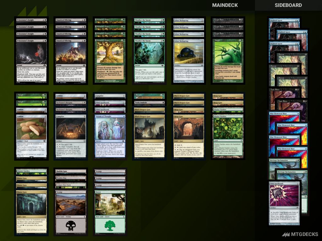Pauper Turbo Fog deck by murilobds • MTG DECKS