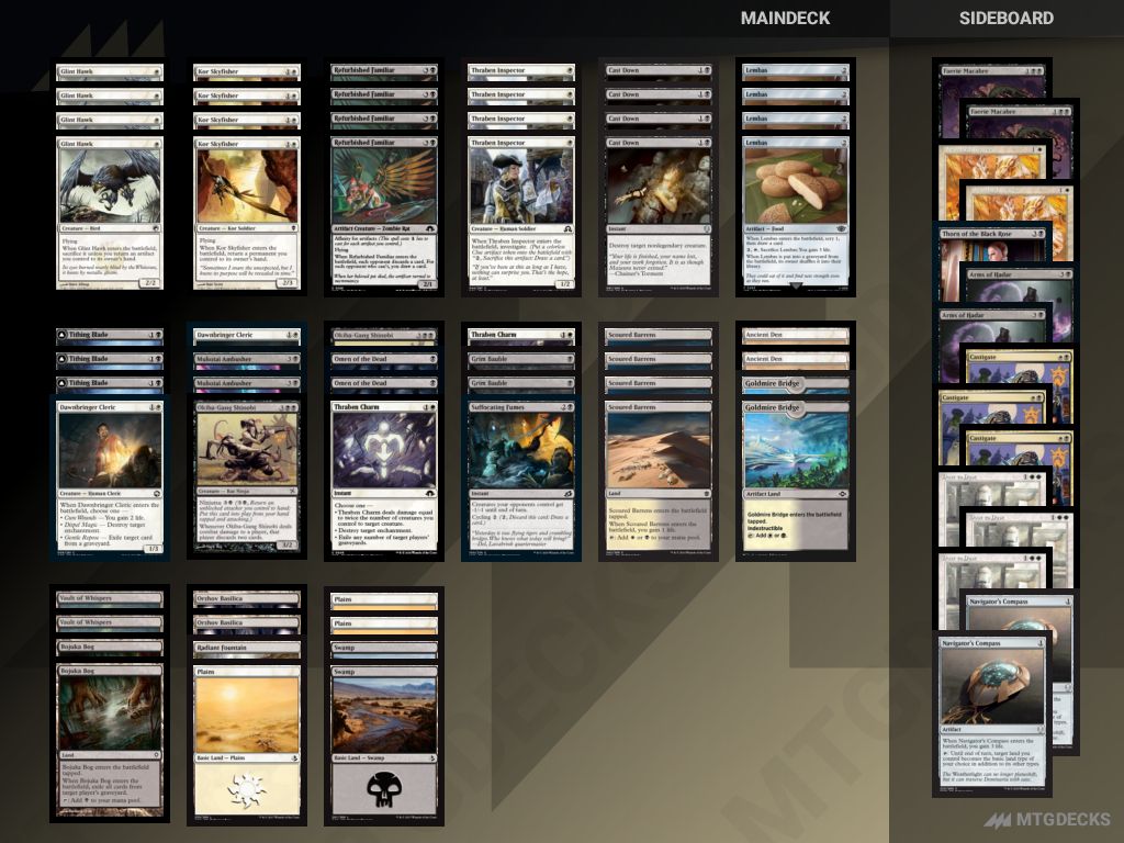 Historic Deck - Glintblade (ninja) deck by gumanoob • MTG DECKS