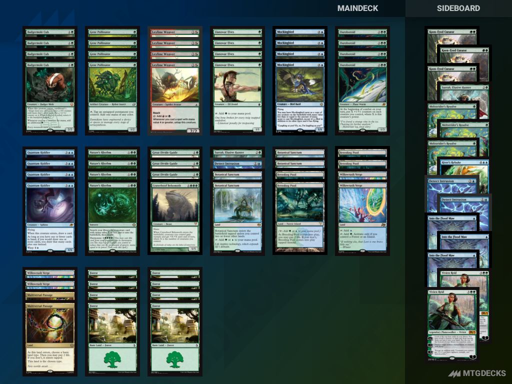Standard Simic Rhythm deck by Gitaxian_Probe • MTG DECKS