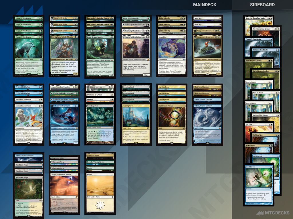 MTG Standard Secrets of Strixhaven Bant Legends top decks • MTG DECKS