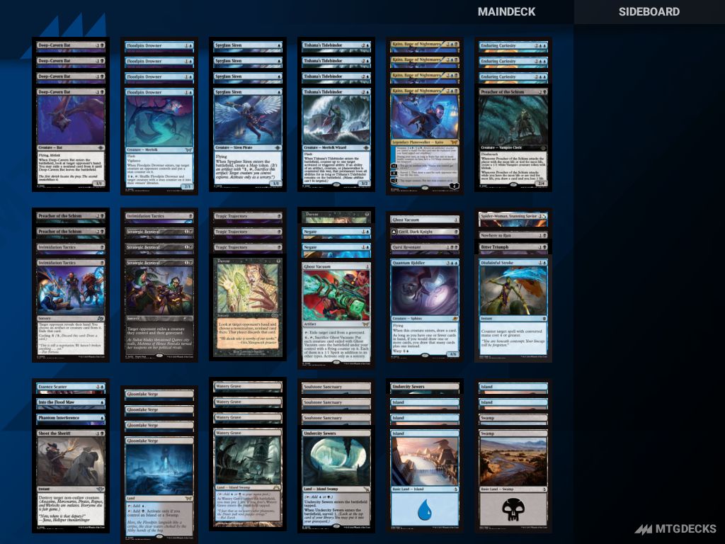 Standard Dimir Tempo deck by BriJ15 • MTG DECKS