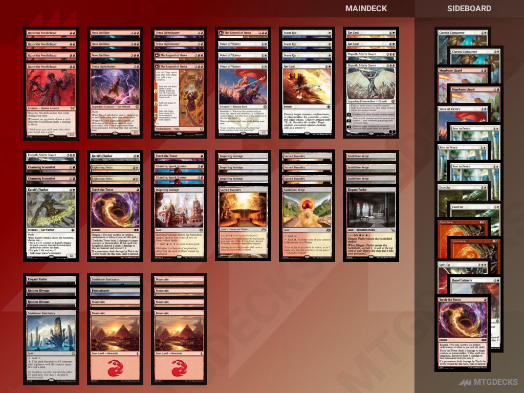Standard Boros Midrange deck by Alex Vey • MTG DECKS
