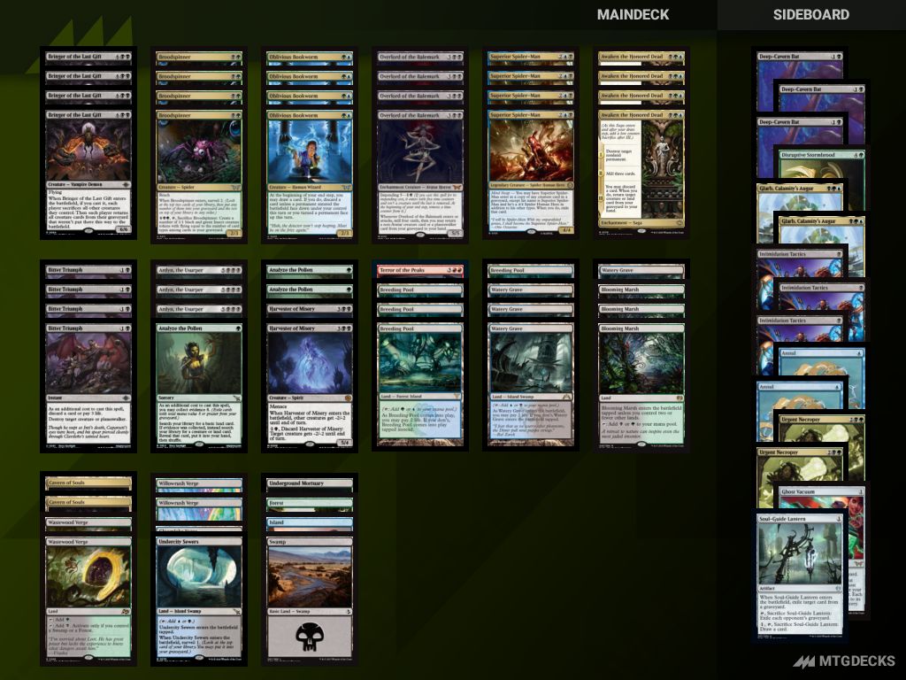 Standard Sultai Reanimator deck by Xavier Wofford • MTG DECKS