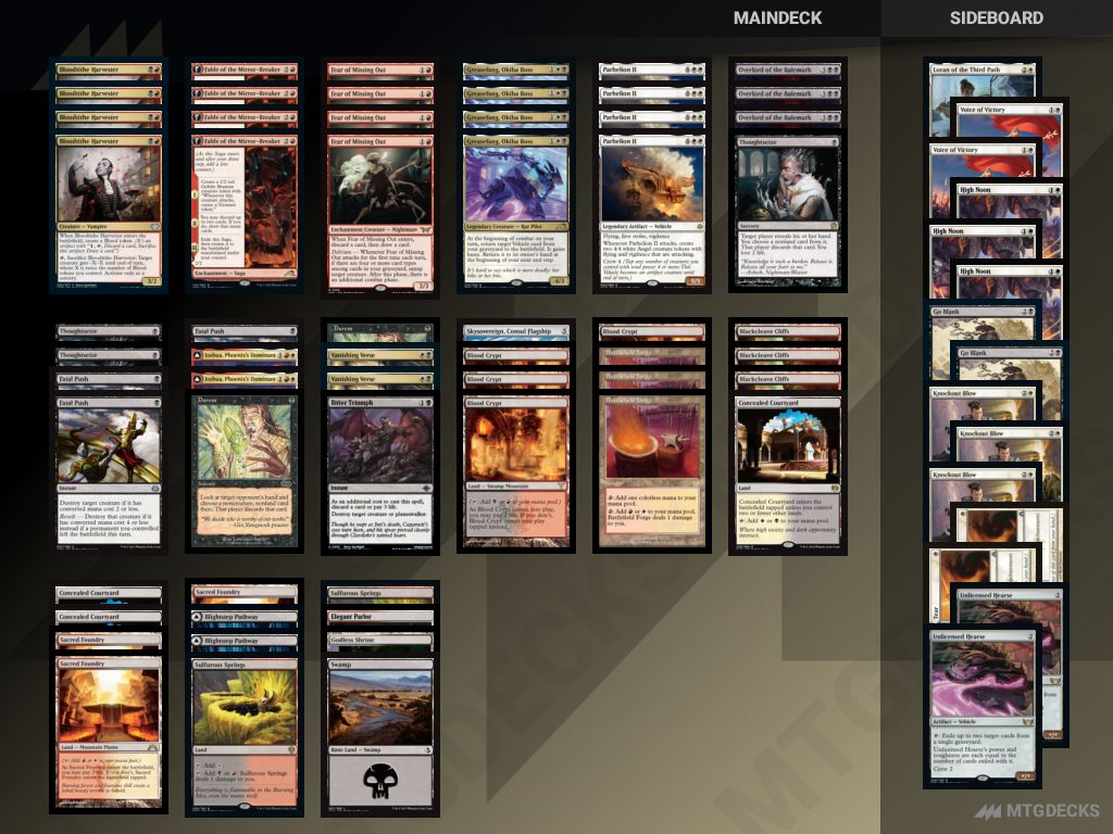 Pioneer Parhelion Shoot deck by Saito Eiji • MTG DECKS