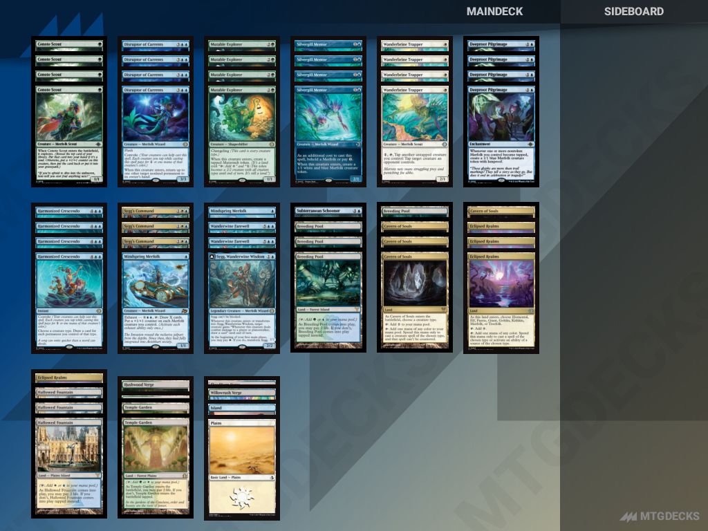 MTG Standard TMT Bant Merfolks top decks • MTG DECKS