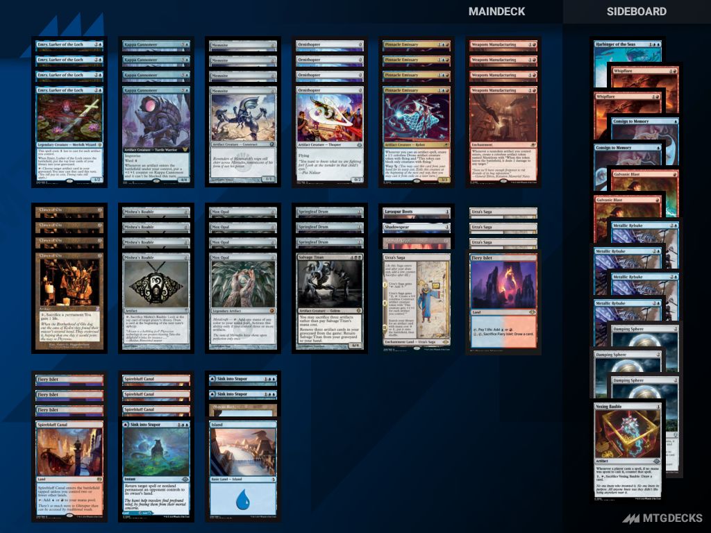 Modern Affinity deck by manohito • MTG DECKS