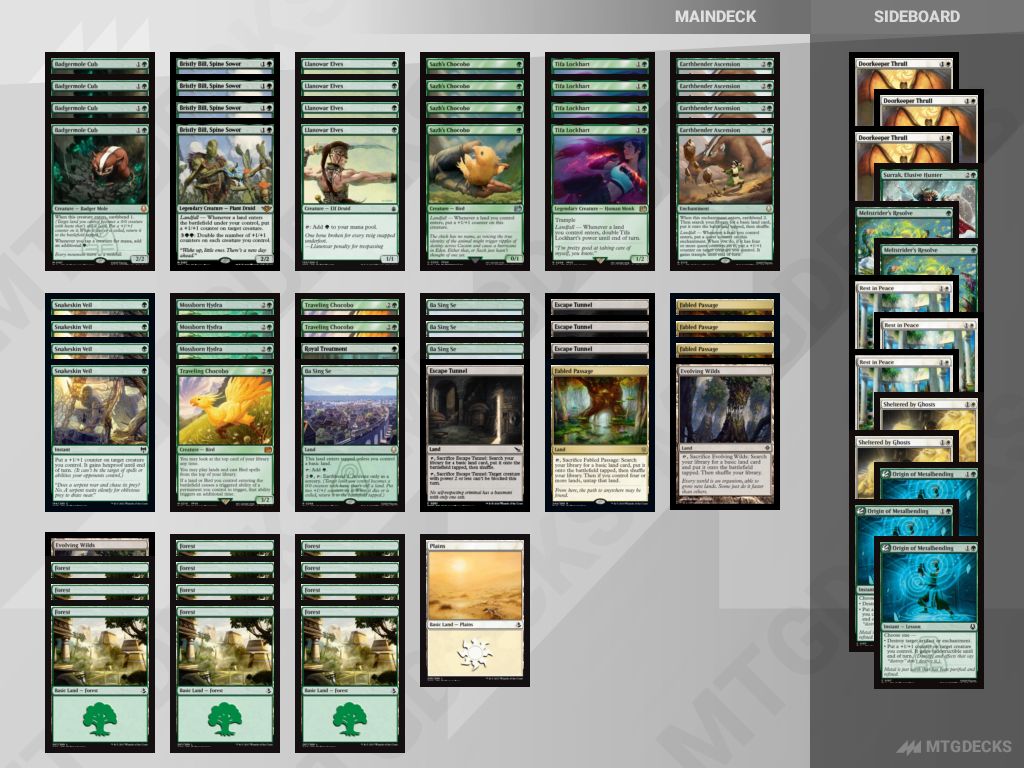 Standard Mono Green Landfall deck by Nandisko • MTG DECKS
