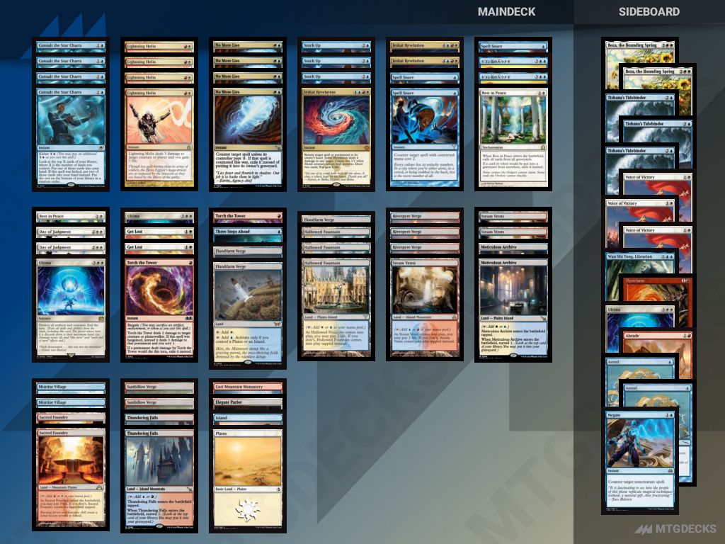 Standard Jeskai Control deck by Zachary Mcmicheaux • MTG DECKS