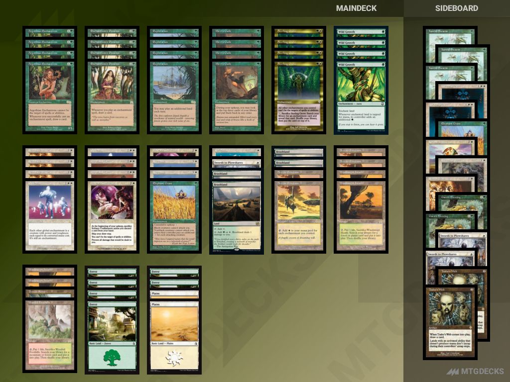 Premodern Enchantress deck by Clément JAY-RAYON • MTG DECKS