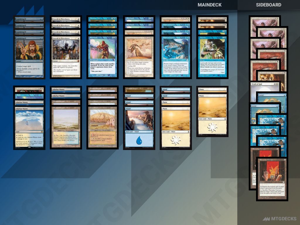 Premodern UW Control deck by Jabo • MTG DECKS